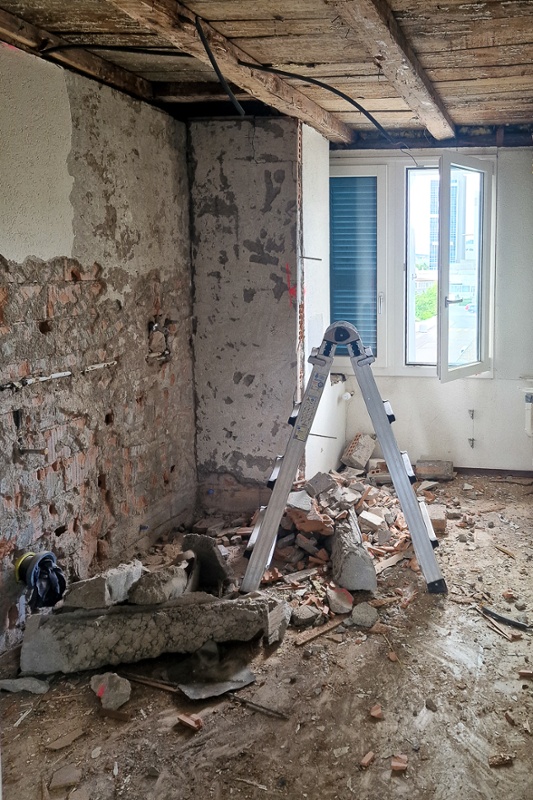 Nebikon Renovation Bahnhof