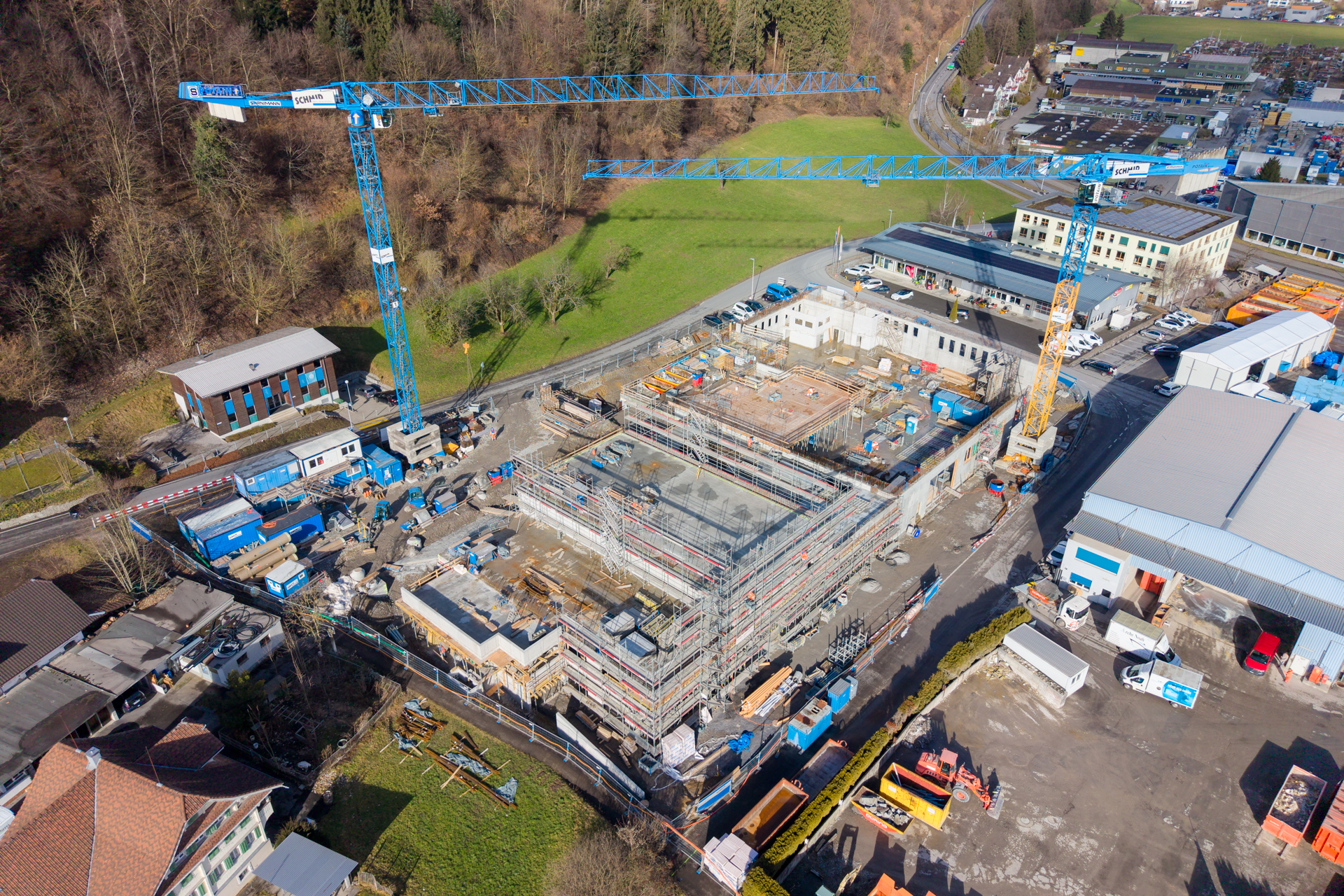 Ebikon Ronmatt Gewerbegebaeude - Schmid Gruppe